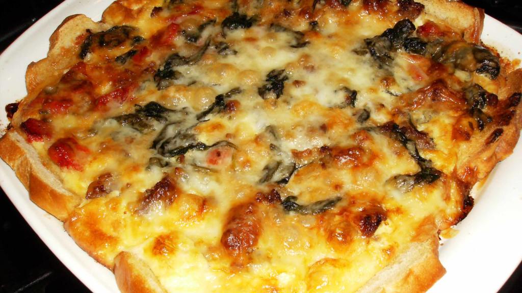 Sausage, Roasted Red Pepper, and Spinach Torta Rustica Recipe - Food.com