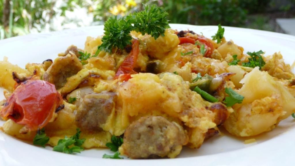 Rise and Shine Easy Breakfast Frittata-Scramble for One or Two! Recipe ...