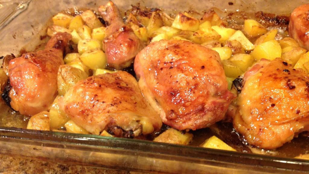 Garlic Roasted Chicken With Maple Glaze Recipe - Food.com