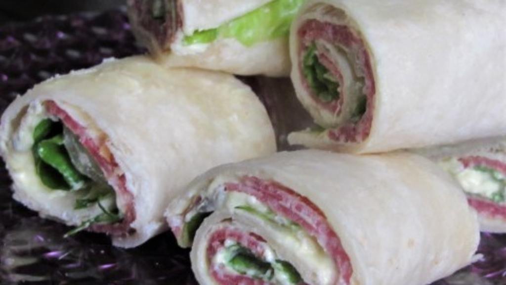 Salami Roll-Ups Recipe - Food.com