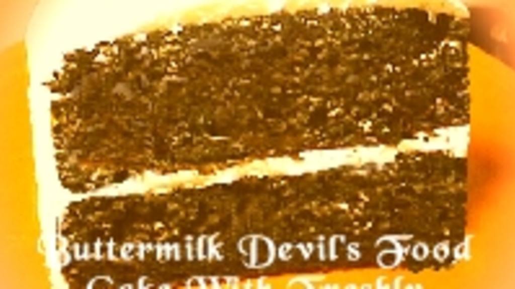 Buttermilk Devil's Food Cake With Freshly Squeezed Orange Cream Cheese ...