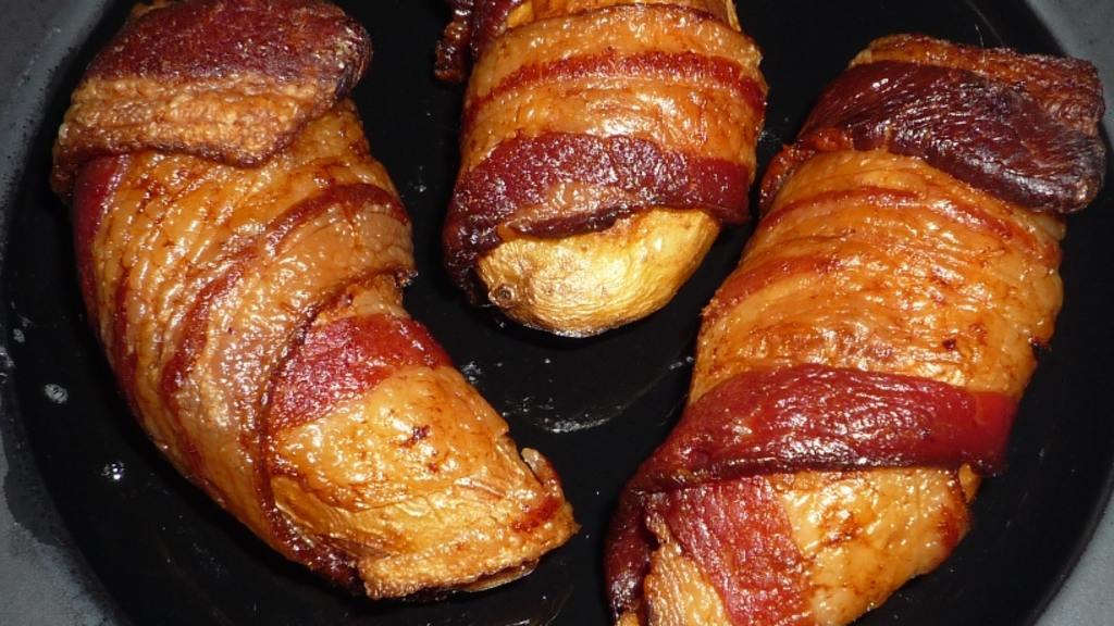 Bacon-Wrapped Fingerling Potatoes (Spuds in a Blanket) Recipe - Food.com