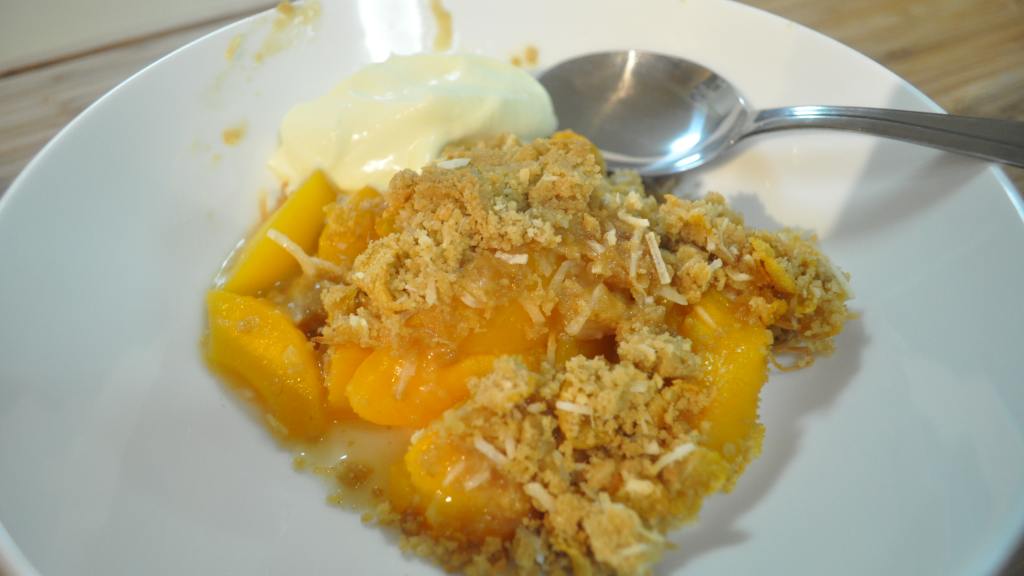 Peach Crumble Crunch Recipe - Food.com
