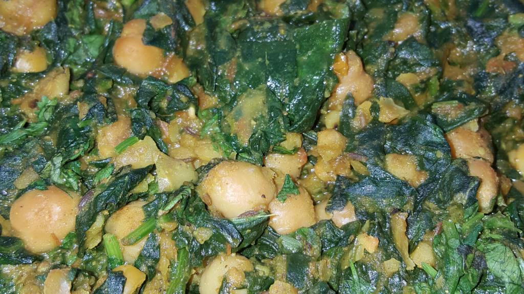 Just Right Spinach & Chickpea Curry (Vegan) - Chole Palak Recipe - Food.com