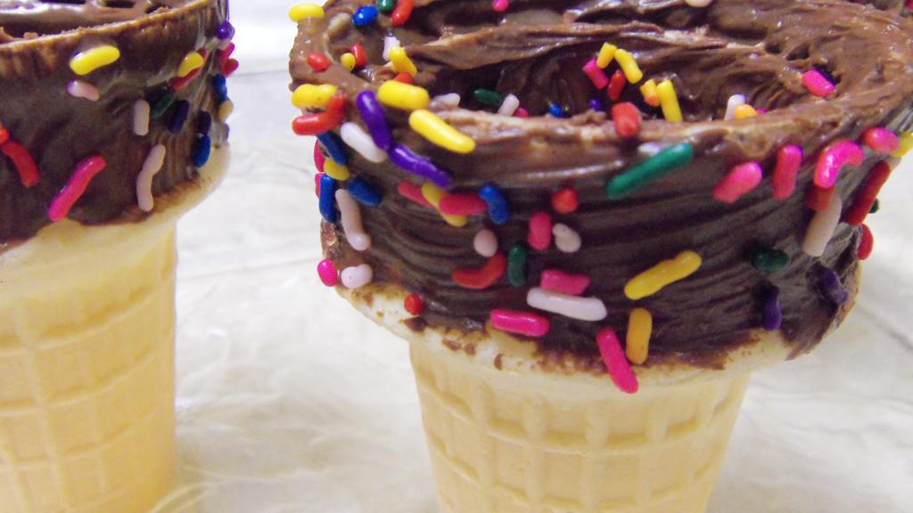 Chocolate Lined Cones Recipe - Food.com