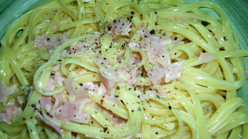 Spaghetti With Ham and Eggs Recipe - Food.com