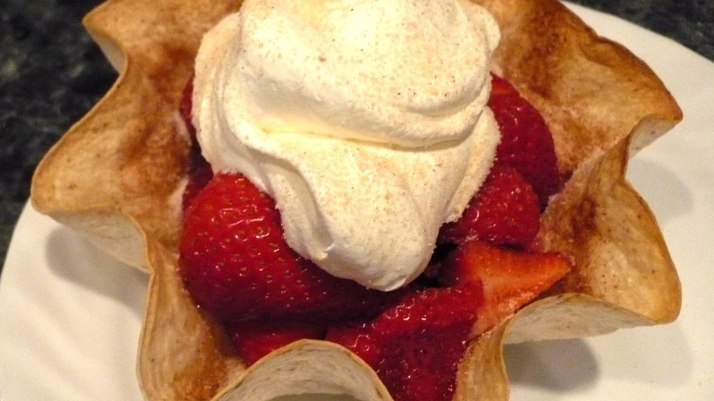 Fresh Fruit in Baked Tortilla Shell Recipe - Food.com