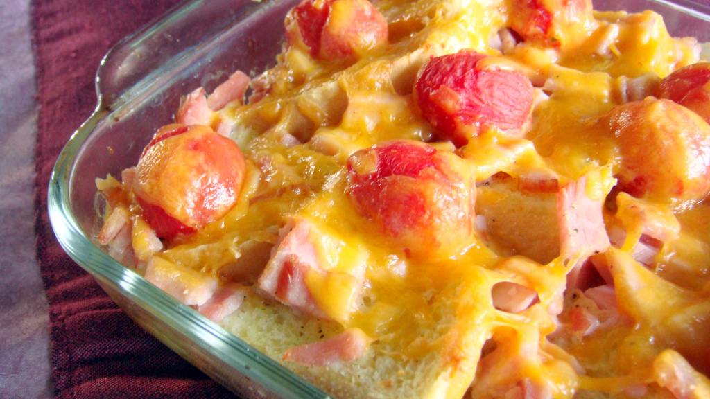 Bread & Butter Bake With Tomato & Ham Recipe - Food.com