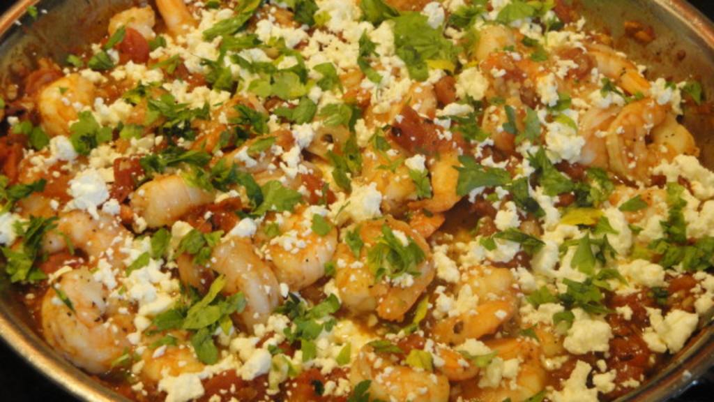 Flambéed Shrimp With Tomatoes, Feta Cheese, and Ouzo Recipe - Food.com