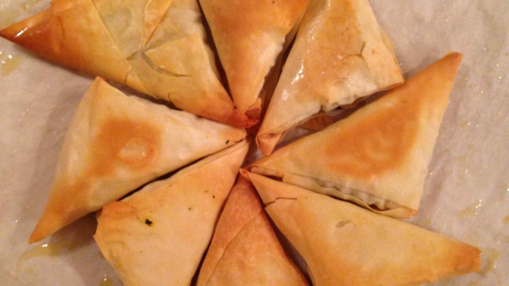 Tiropetakia (Spinach and Feta Filled Phyllo Triangles) Recipe - Food.com