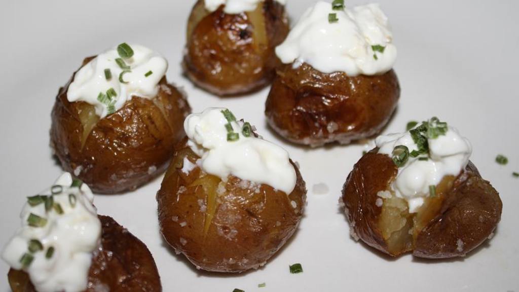Mini Baked Potatoes With Blue Cheese Recipe - Food.com