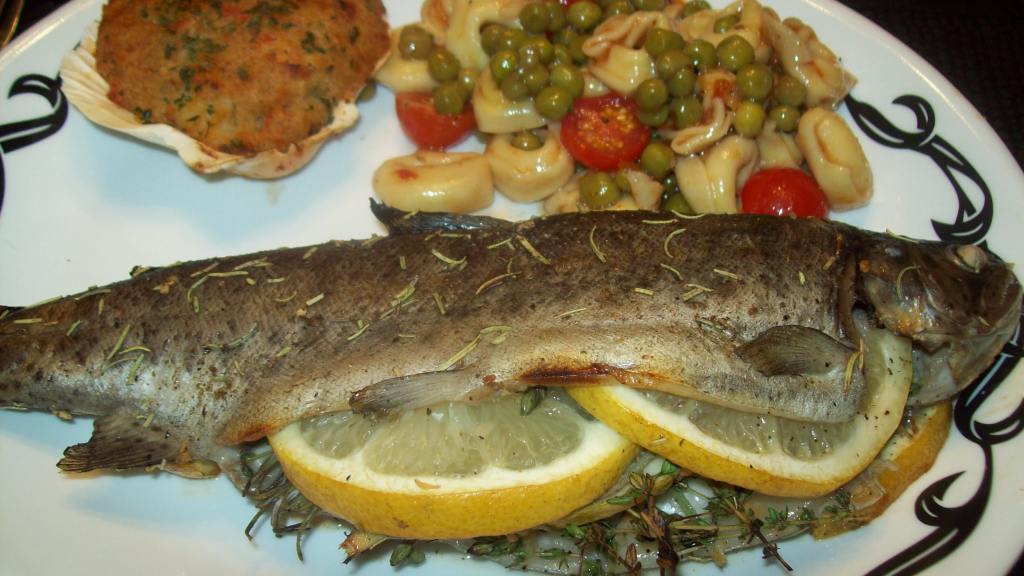 Herb Stuffed Rainbow Trout Recipe - Food.com