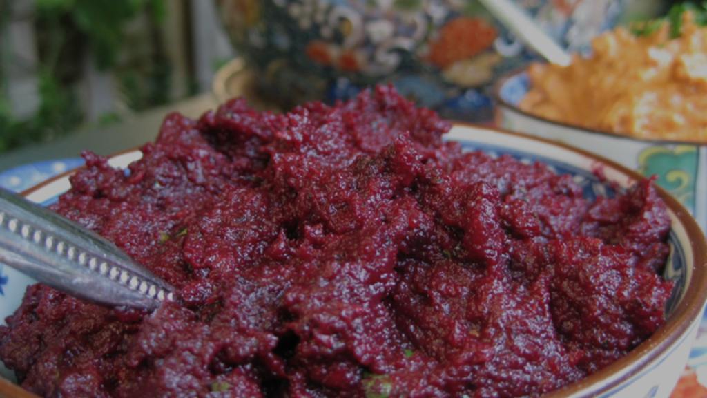 Vegan Roasted Beetroot Dip Recipe