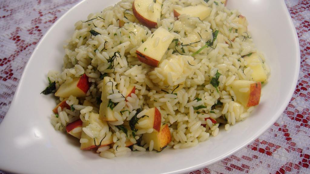 Maple-Walnut Chicken Thighs and Cheddar Apple Rice (Rachael Ray) Recipe ...