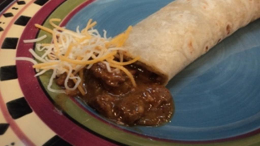 Leftover Steak Green Chili Burros Slow Cooker Recipe - Food.com