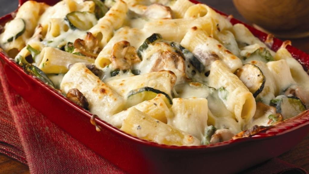 Creamy Zucchini & Spinach Rigatoni Recipe - Food.com