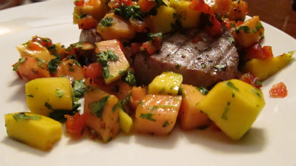 Grilled Tuna With Mango-Papaya Salsa Recipe - Food.com