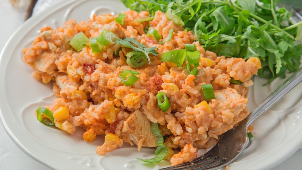 Creamy Santa Fe Chicken and Rice Recipe - Food.com