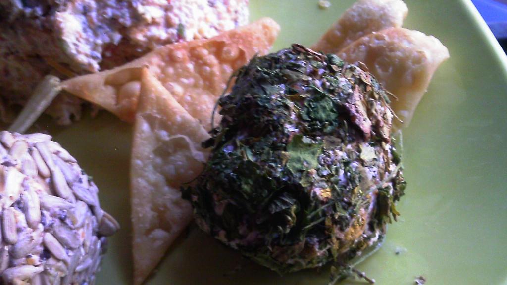Cilantro Garlic Cheese Ball Recipe - Food.com