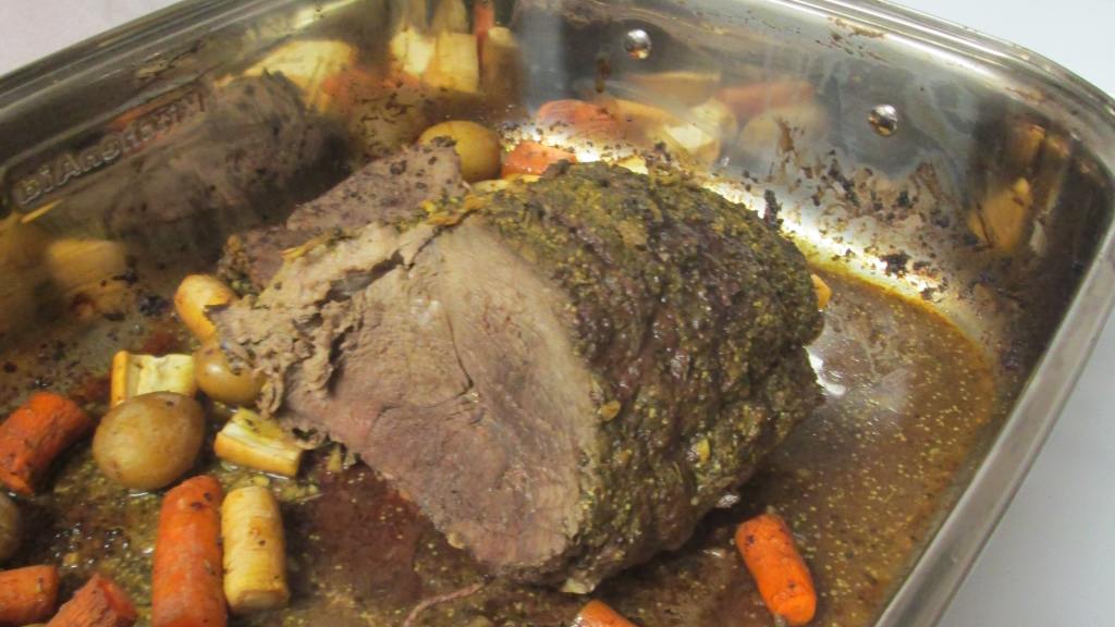 Herb-Crusted Roast Beef Recipe - Food.com