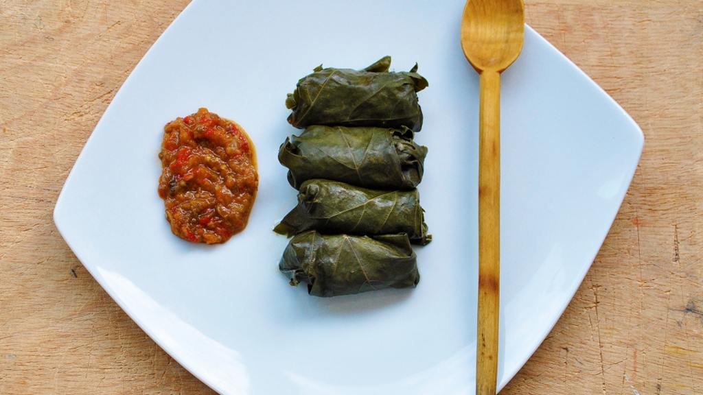 Vegetarian Mushroom and Brown Rice Dolmas Recipe - Food.com