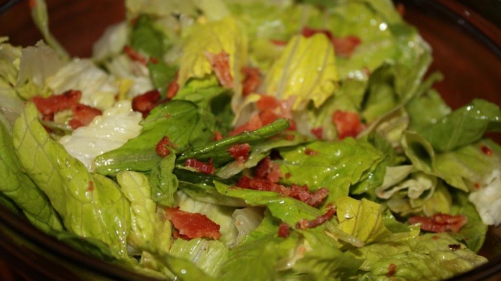 Wilted Greens With Bacon Vinaigrette Recipe - Food.com