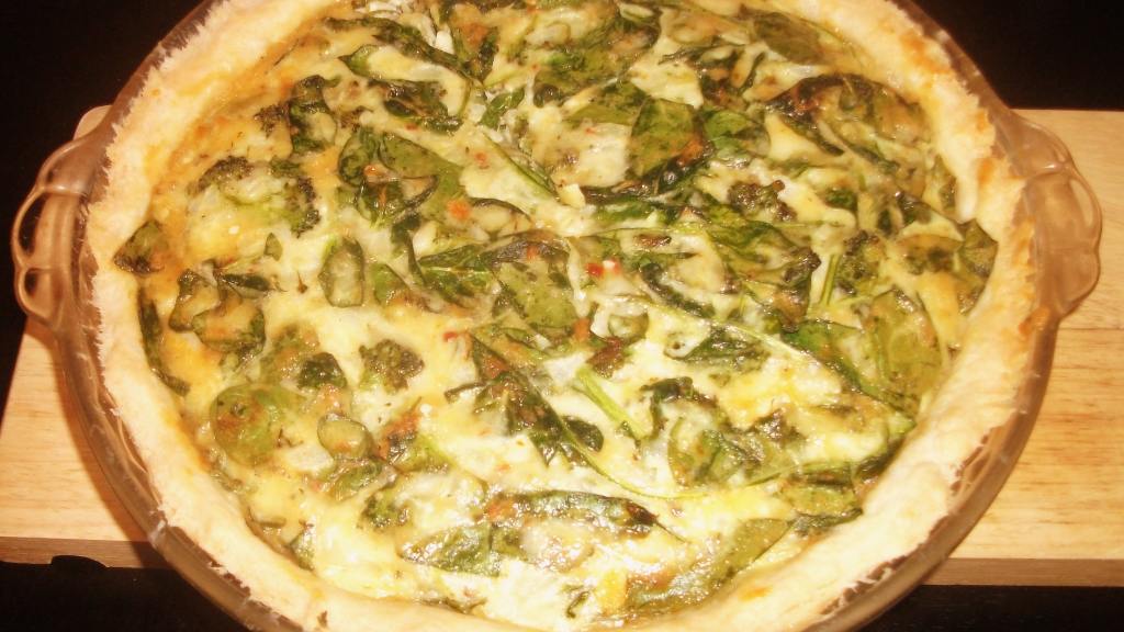 Savory Spinach & Broccoli Quiche Recipe - Food.com