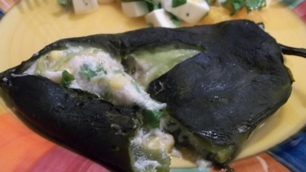 Crab and Goat Cheese Poblanos With Mango Salsa Recipe - Food.com