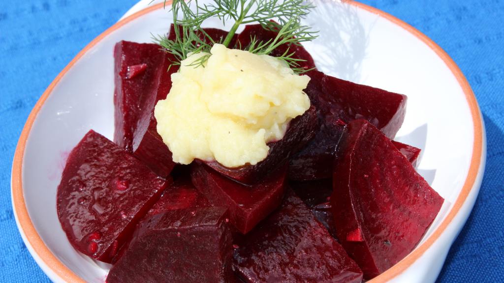 Roasted Beets With Potato Garlic Sauce-Patzaria Recipe - Food.com
