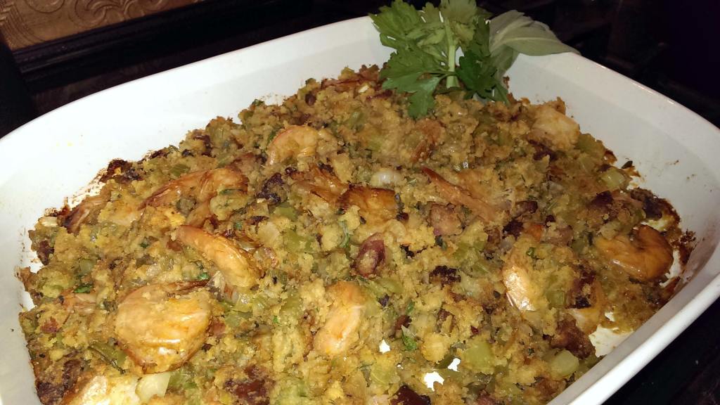 Cornbread Stuffing W/Shrimp & Andouille (Cajun/Creole ZWT-9) Recipe ...