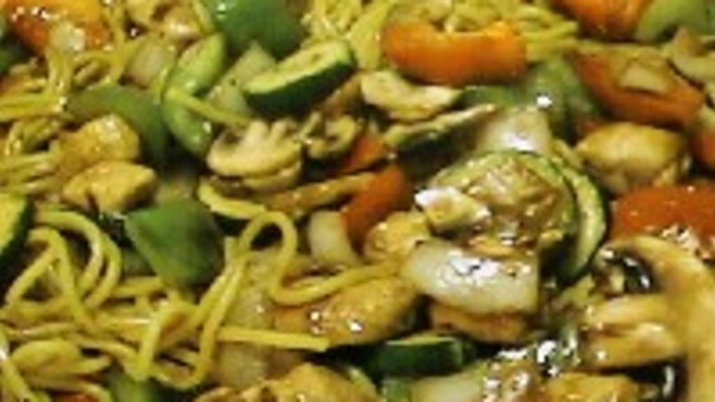 Teriyaki Chicken Toss With Spaghettini Pasta Recipe - Food.com