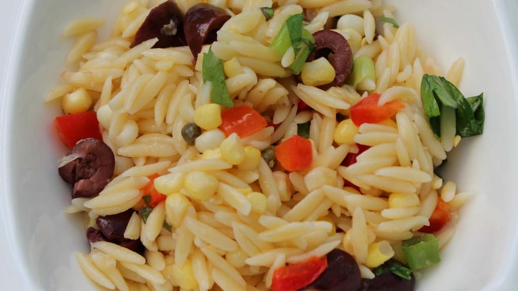 Mediterranean-Style Orzo Salad With Corn Recipe - Food.com