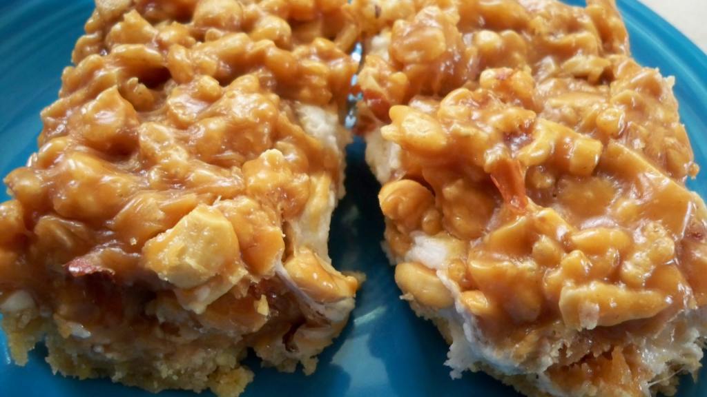 Salted Peanut Chew Bars Recipe - Food.com