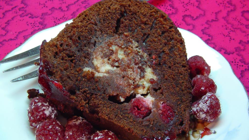 Heavenly Chocolate Raspberry Bundt Cake Recipe - Food.com