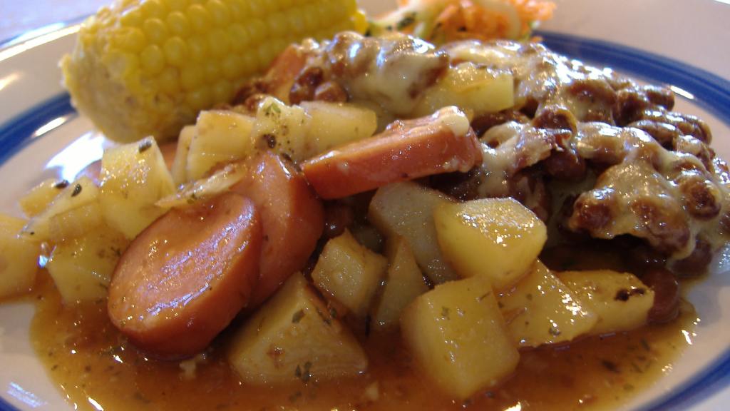 Hot Sausage Links and Beans Casserole Recipe - Food.com