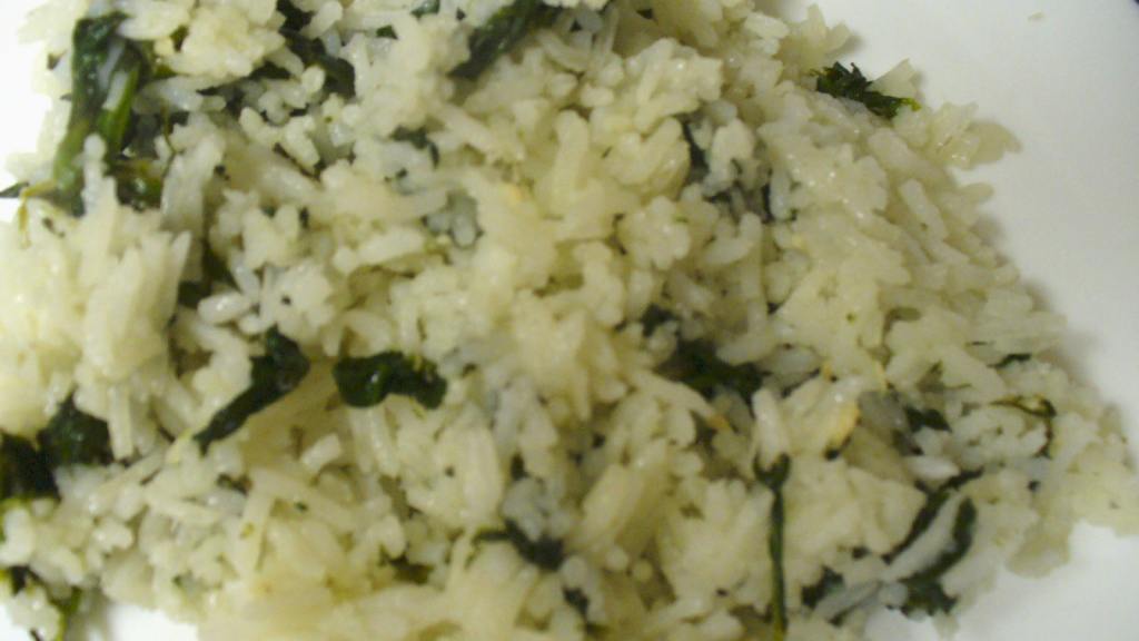Garlicky Spinach Rice Recipe - Food.com