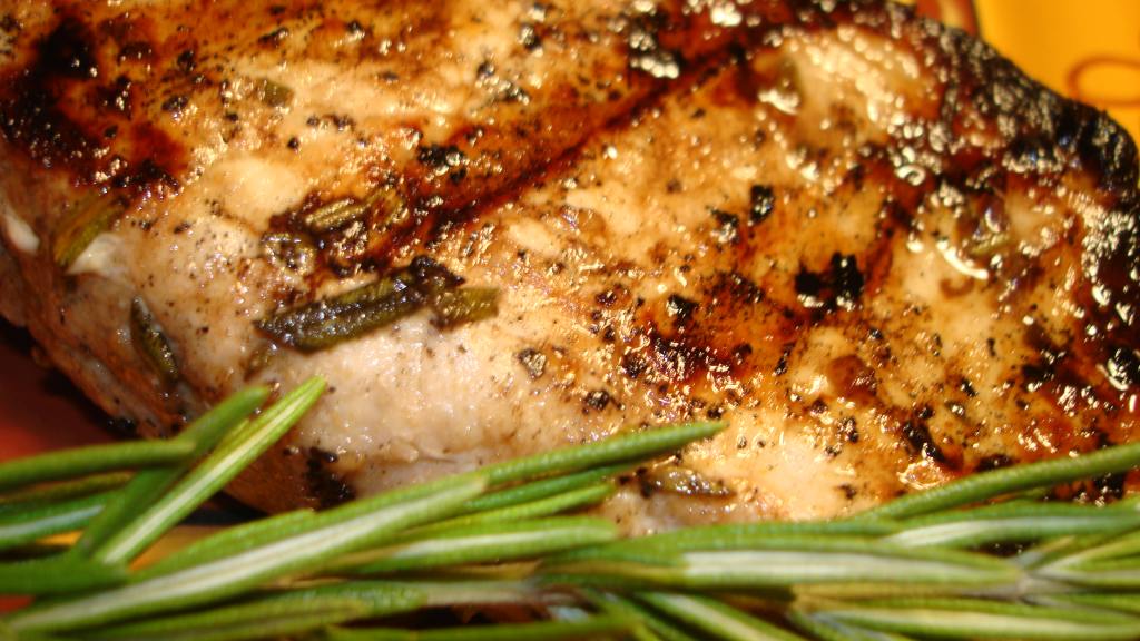 Grilled Rosemary Garlic Pork Chops Recipe - Food.com