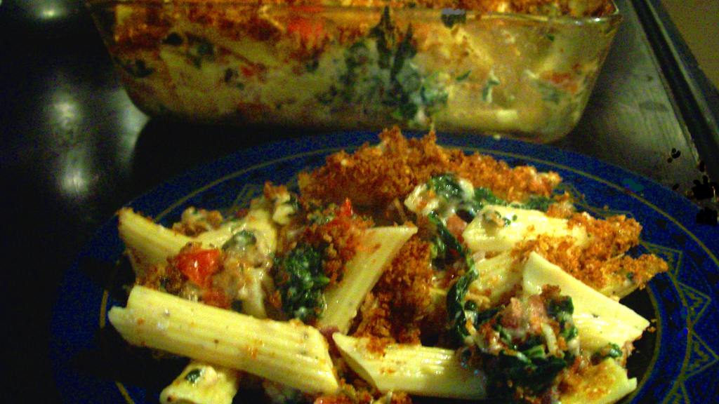 Awesome Penne Spinach Bake Recipe - Food.com