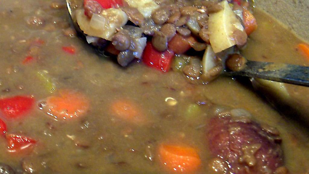 Basque Chorizo and Lentil Soup Recipe - Food.com