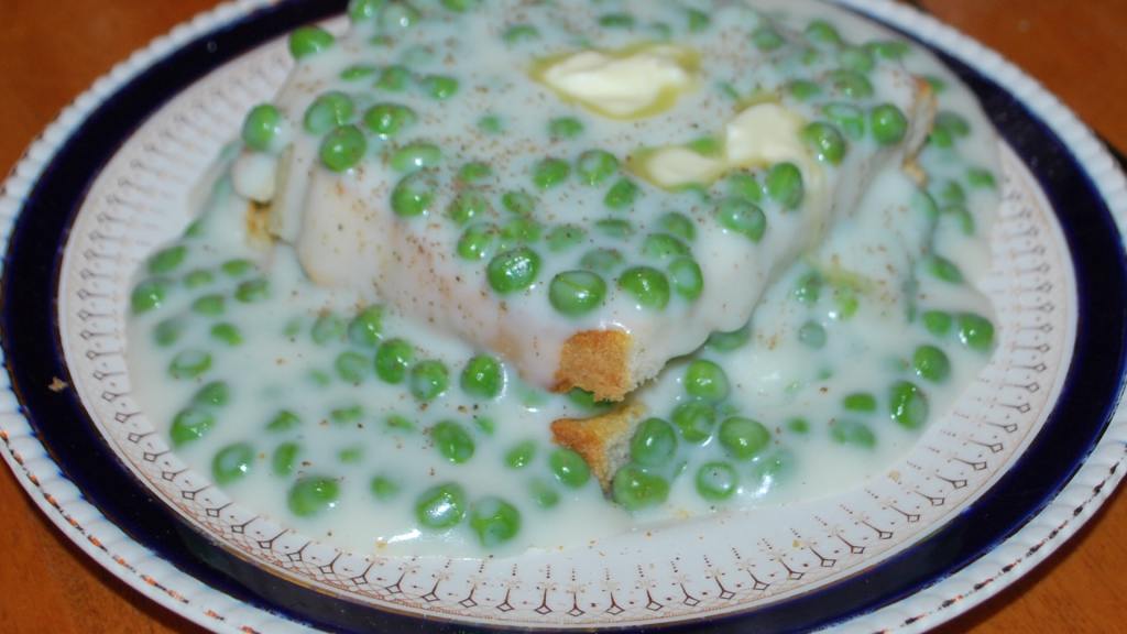 Creamed Peas On Toast Recipe - Food.com