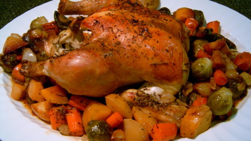 Roasted Chicken and Root Veggies Recipe - Food.com