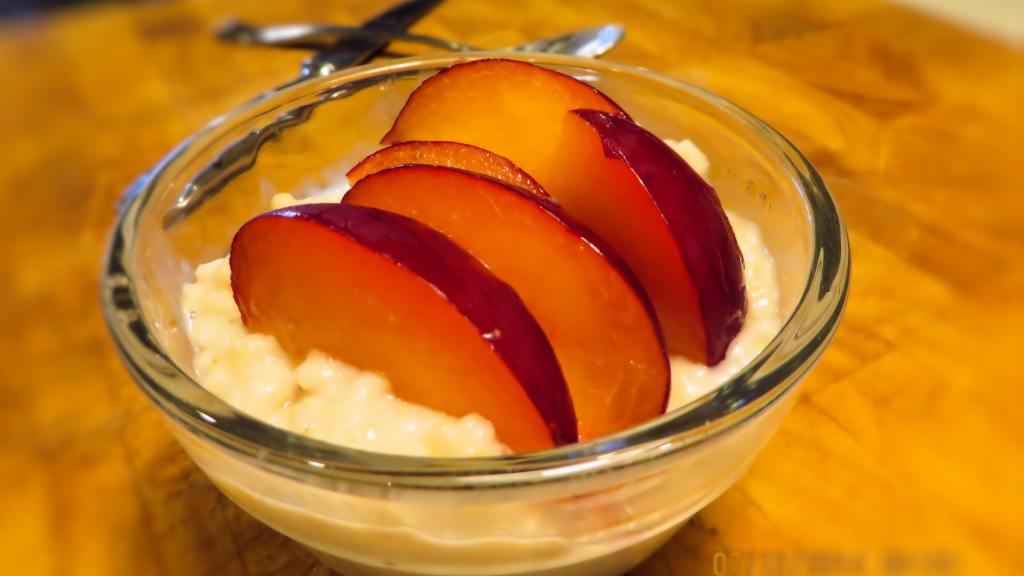 Chilled Plum Oatmeal Pudding Recipe - Food.com