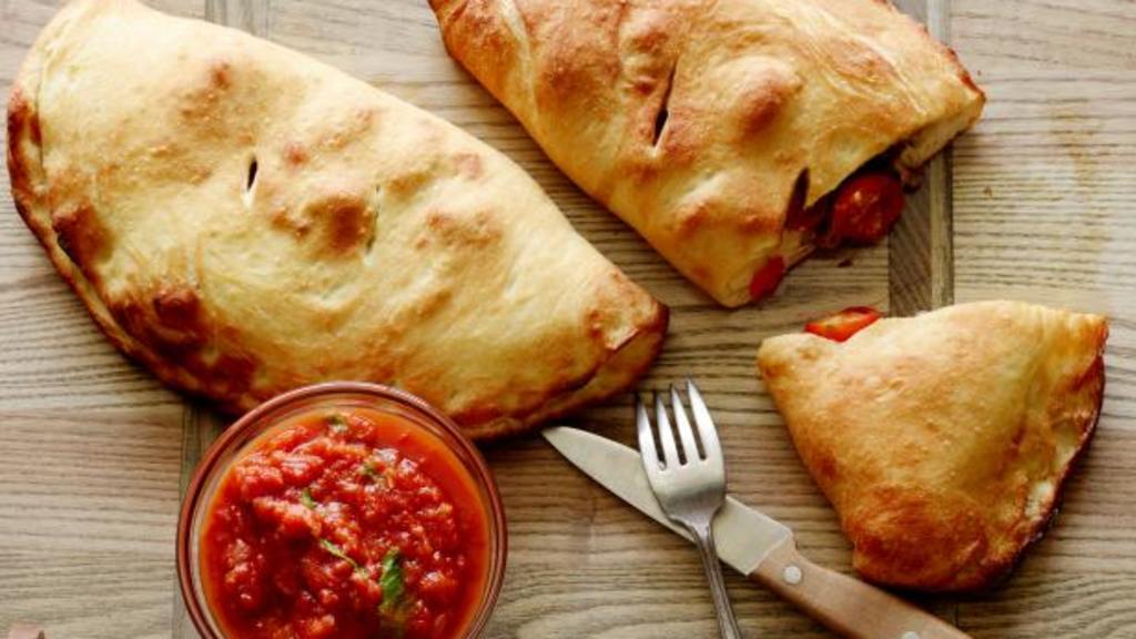 Three Cheese Caprese Calzone Recipe - Food.com