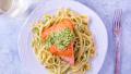 Seared Salmon With Linguine and Ramp Pesto Recipe - Food.com