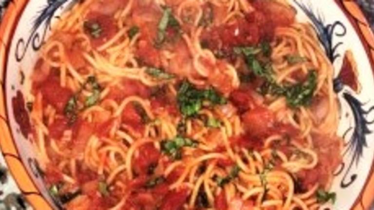 Tomato Basil Spaghetti Recipe - Food.com