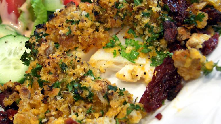 Cheesy Crust Roasted Haddock Recipe - Food.com