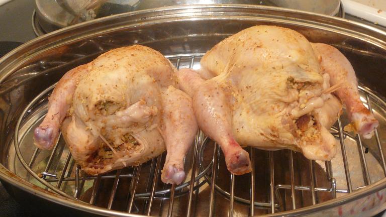 Yankee Girl's Southern Roast Chicken With Cornbread Stuffing Recipe ...