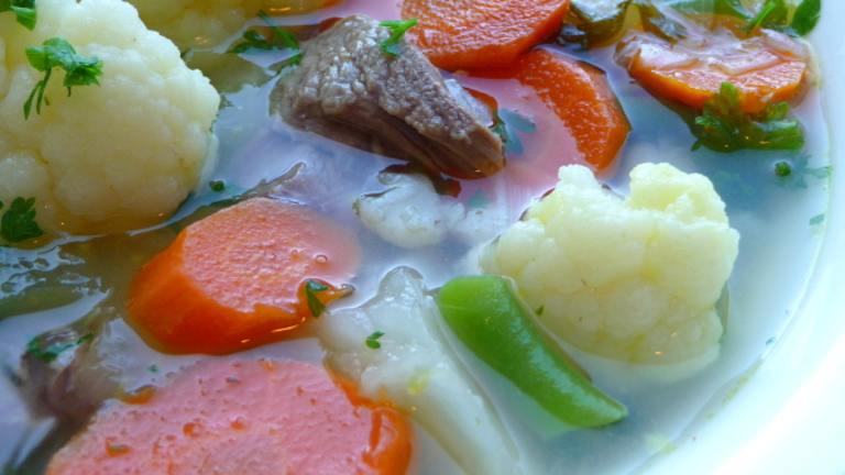 Mom's Vegetable Soup With Chicken or Beef(German Gemuse Suppe) Recipe ...