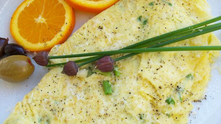 Cheesy Chive Blossom Omelet Recipe - Food.com