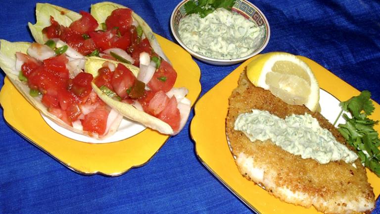 Corn-Flake Crusted Fish Fillets With Chile-Cilantro Aioli Recipe - Food.com